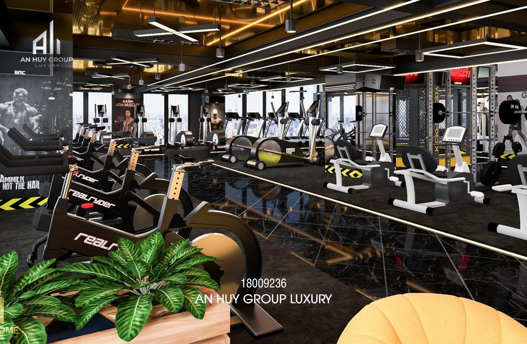 Thiết kế nội thất phòng Gym